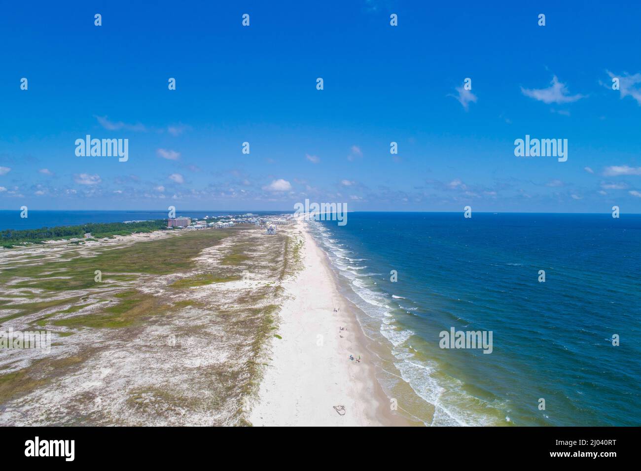 Fort Morgan Beach Stock Photo - Alamy
