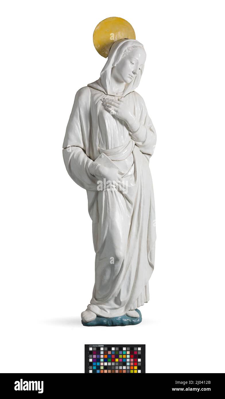 The Virgin of the Annunciation. Andrea della Robbia (Italy, Florence, 1435-1525). Italy, circa ...