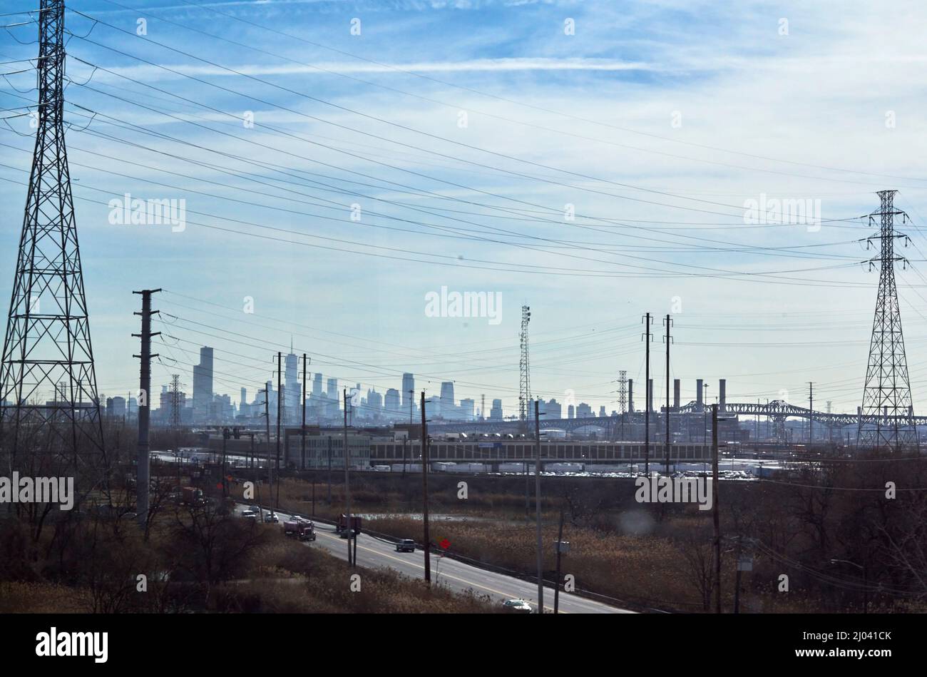 Handmade ceramic dinner plate with urban industrial image of ...