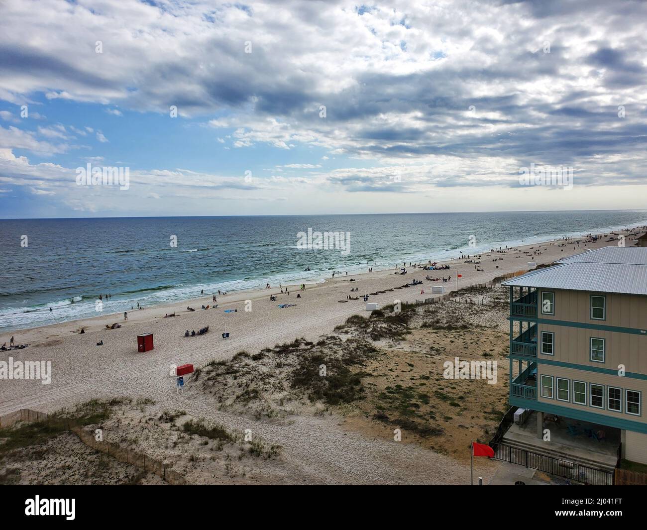 Spring break beach aerial hi-res stock photography and images - Alamy