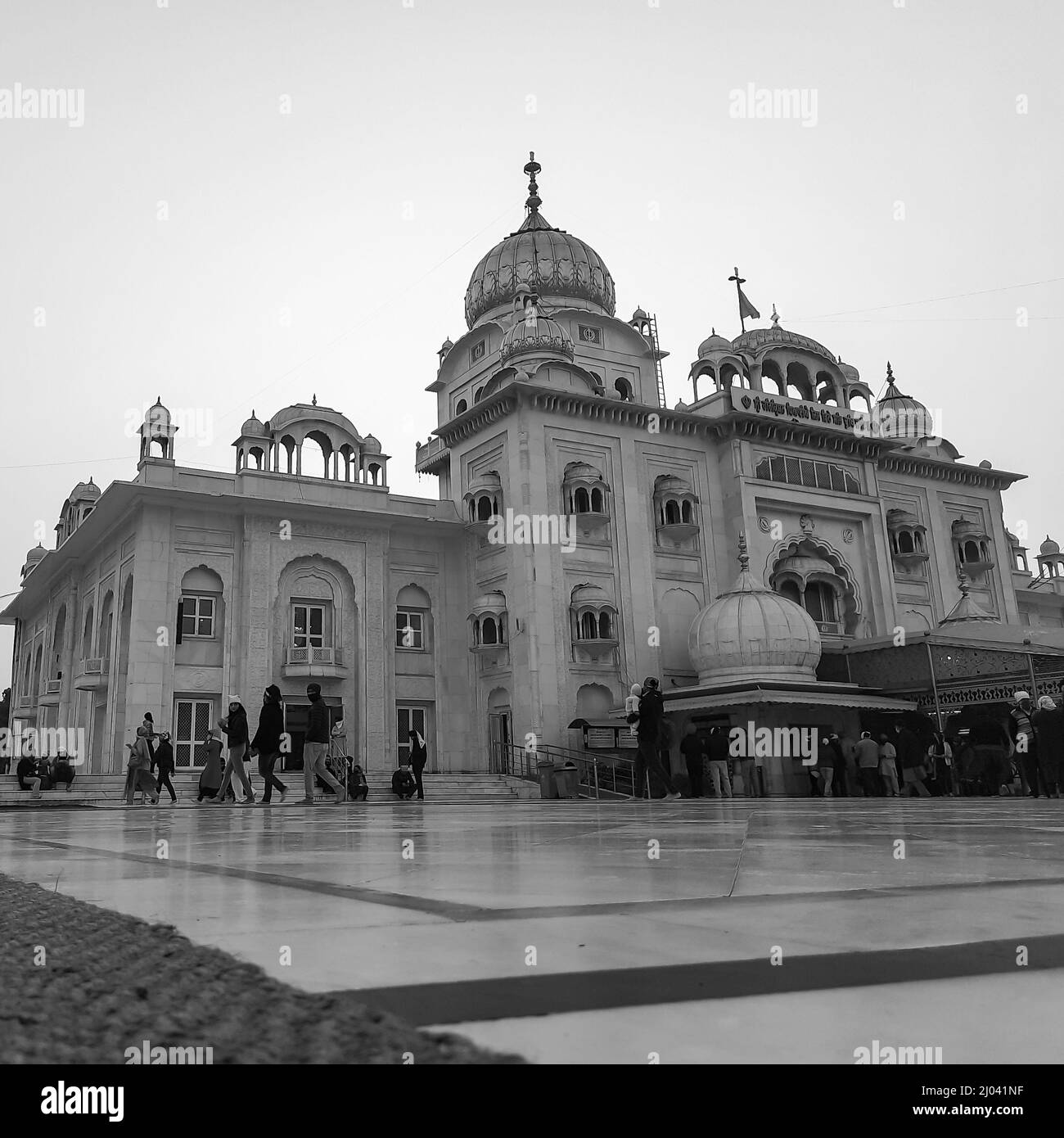 Indian gurudwara Black and White Stock Photos & Images - Alamy