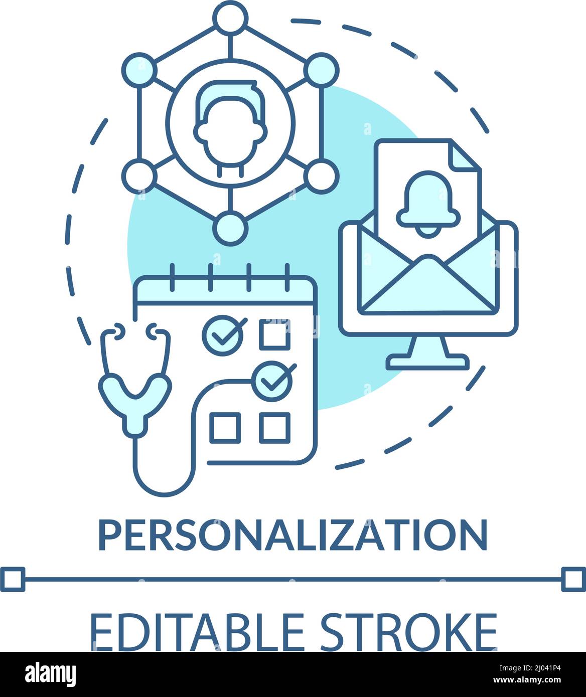 Personalization technology Cut Out Stock Images & Pictures - Alamy