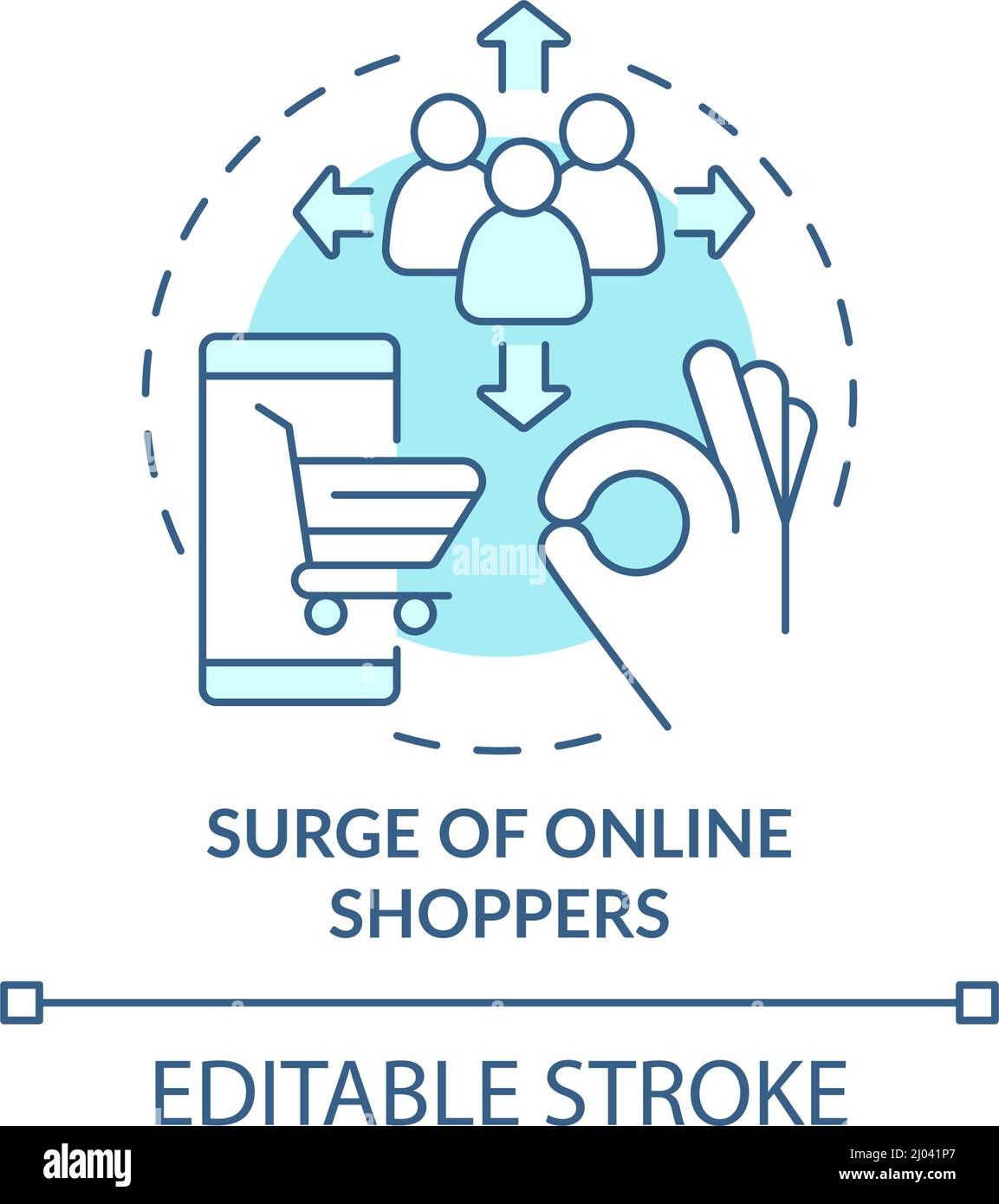 Economy business retail shoppers Stock Vector Images - Alamy