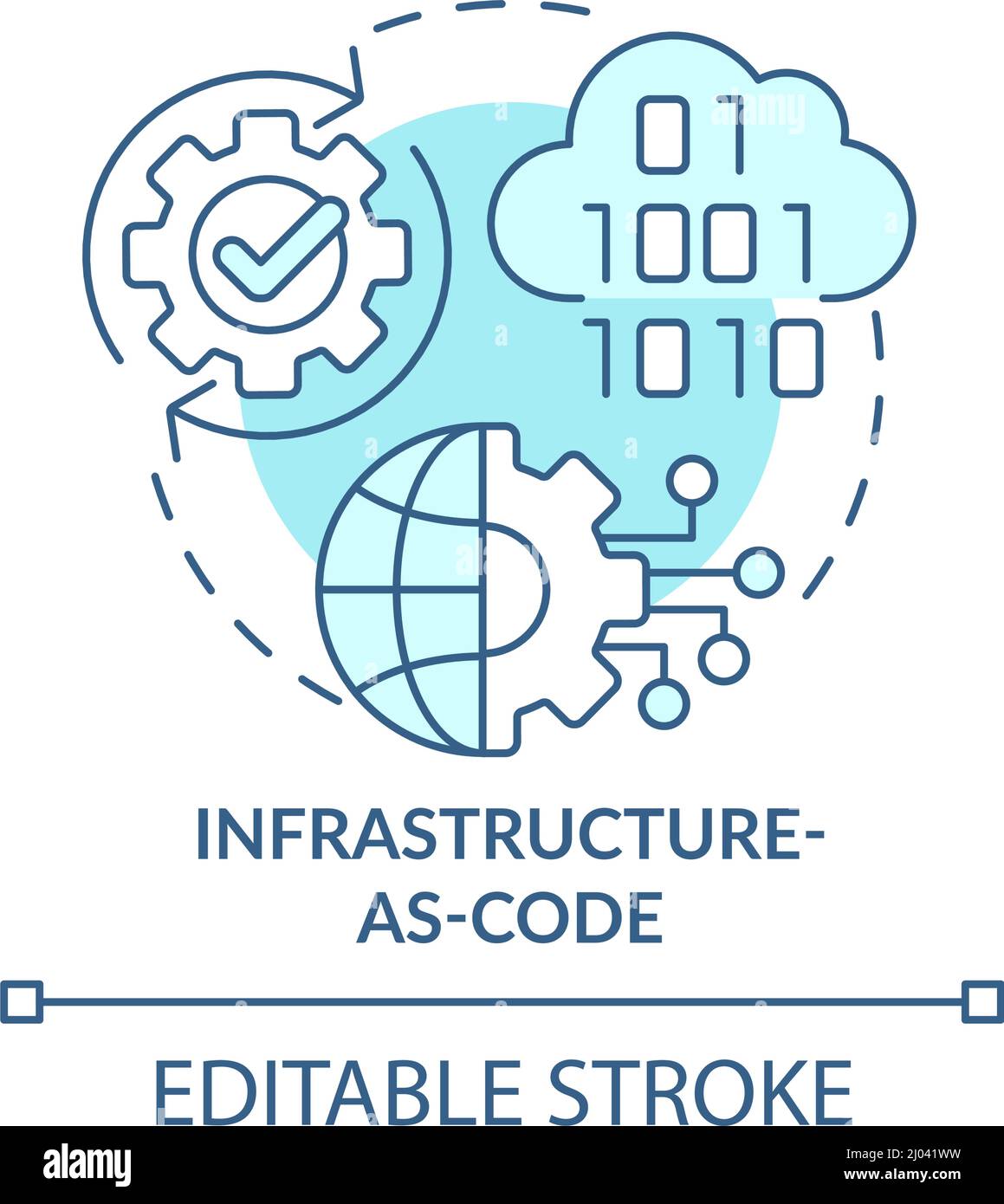 Infrastructure-as-code turquoise concept icon Stock Vector Image & Art ... Infrastructure-as-code turquoise concept icon Stock Vector Image & Art ...
