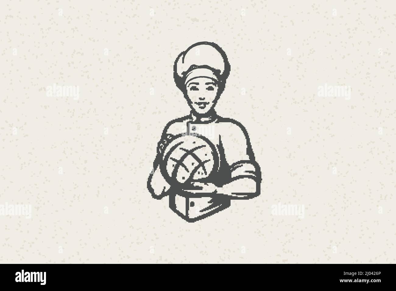 Baker bread show Stock Vector Images - Alamy