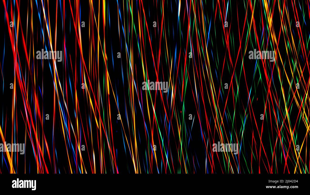 Abstract colorful background. Light painting lines. Colorful lights ...