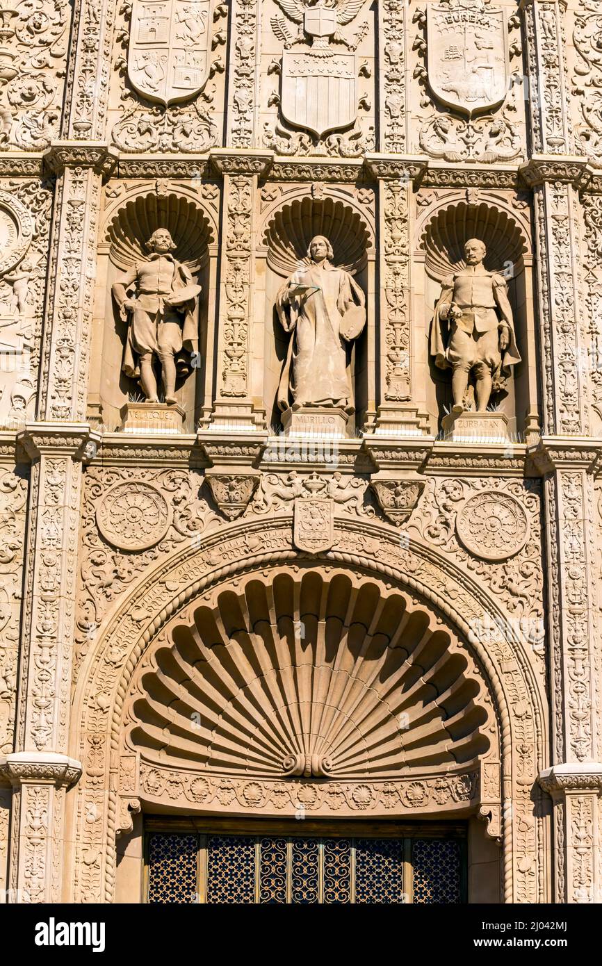 Main building of San Diego Museum of Art in Spanish style Stock Photo ...