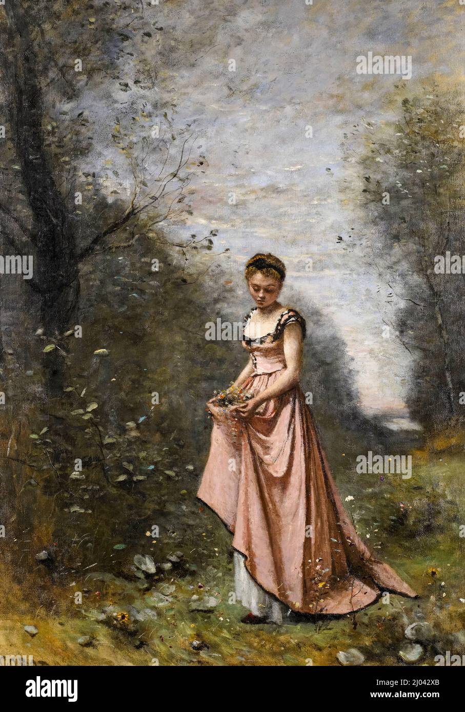 Springtime of Life, oil on canvas painting by Jean Baptiste Camille ...