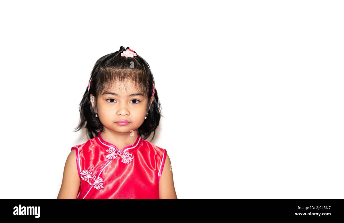 Angry child. Grumpy child on white background Stock Photo - Alamy