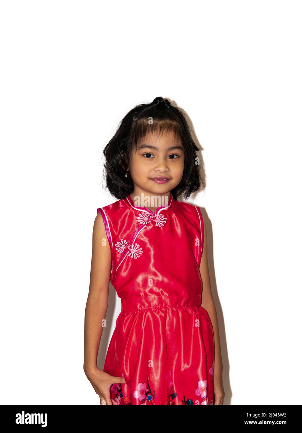 happy, smiling female asian filipino kid playing Stock Photo - Alamy