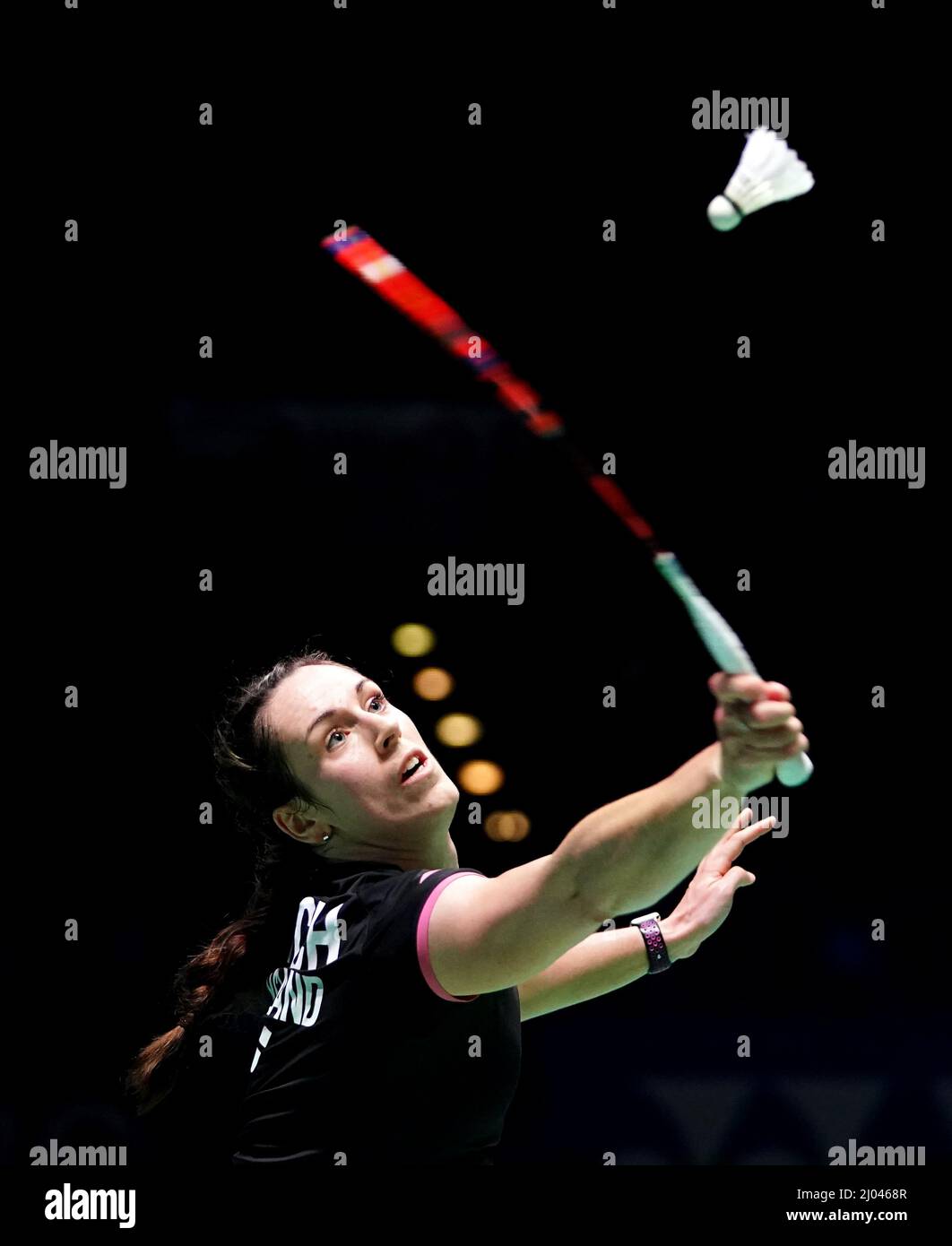 England's Jessica Pugh (not pictured) and Chloe Birch in action against ...