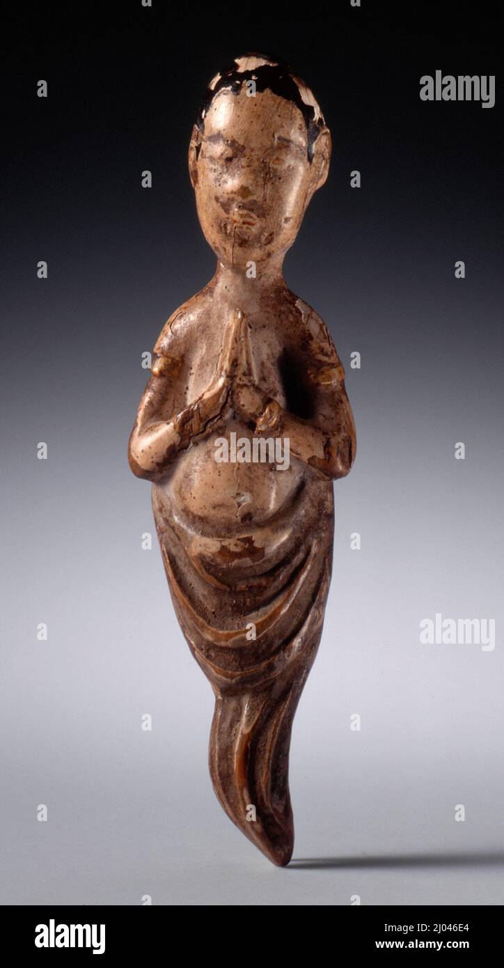 Angel. Japan, 17th century. Costumes; Accessories. Wood (cypress?) with ...