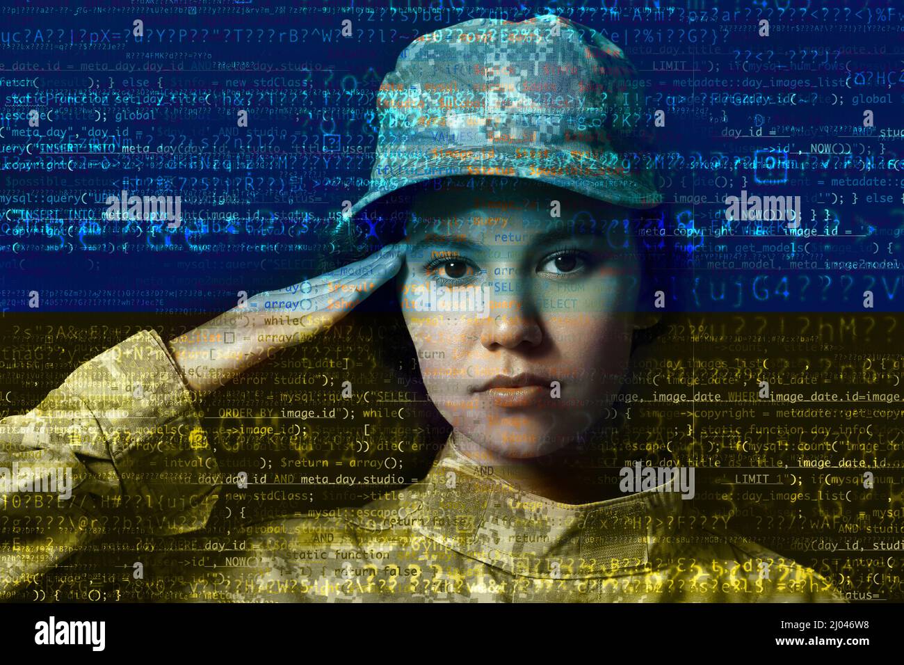 American female soldier saluting flag hi-res stock photography and ...