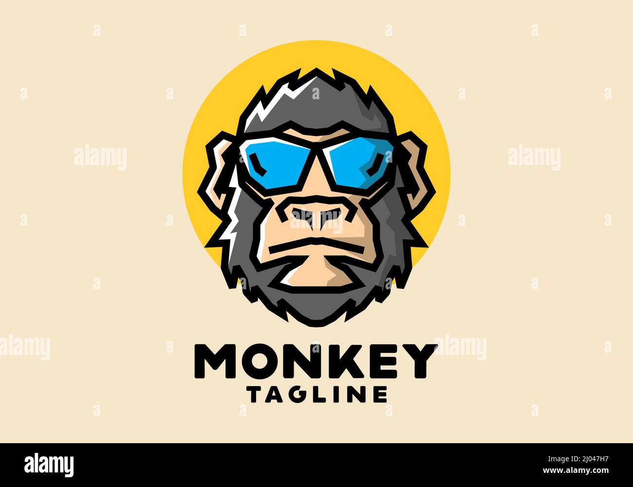 Zoo animal glass Stock Vector Images - Alamy