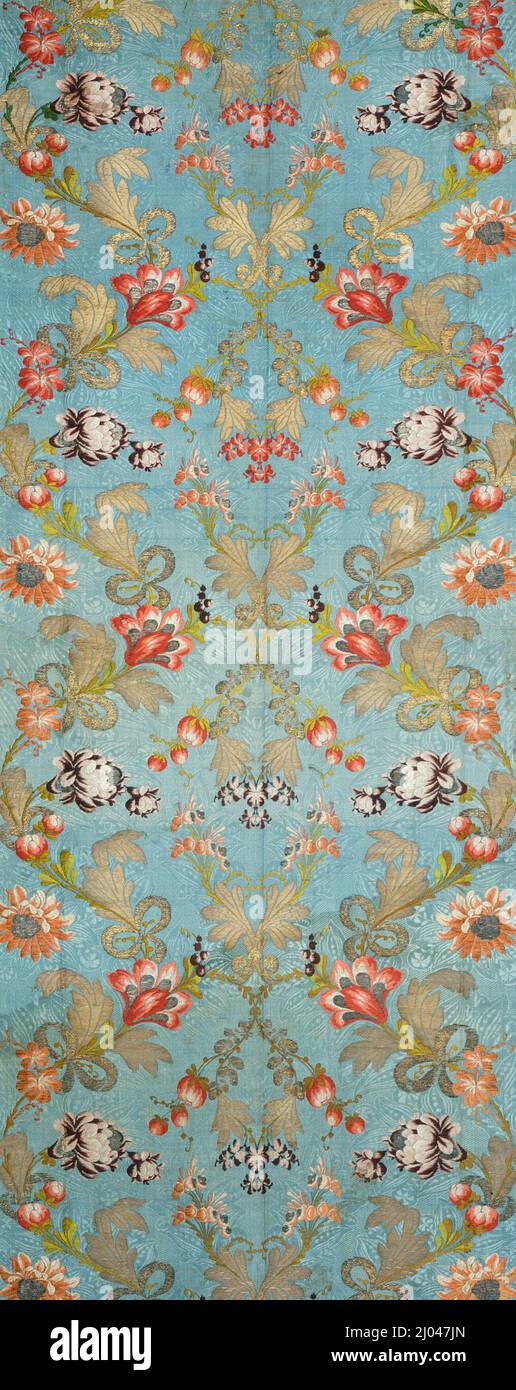 Panel With Design of Floral Meander Stock Photo - Alamy