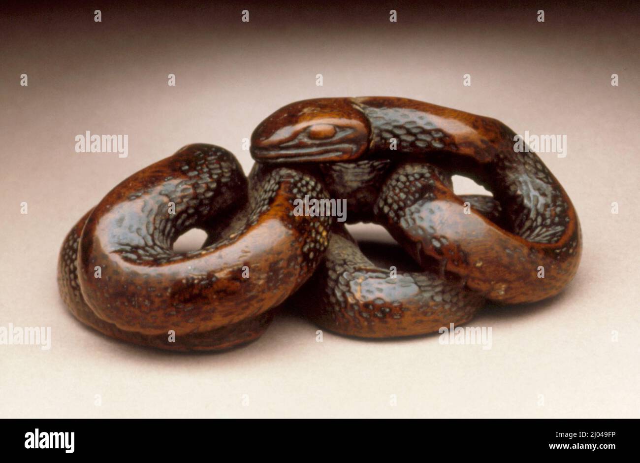 Snake. Japan, 18th century. Costumes; Accessories. Wood Stock Photo - Alamy