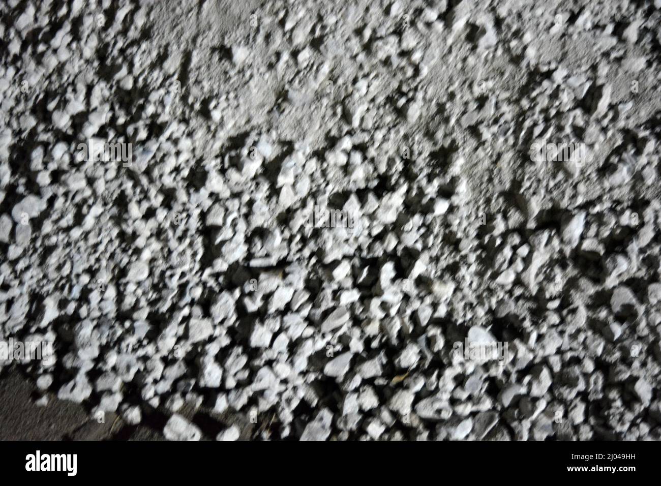 Unusual construction waste, slag residues, stones, cobblestones, bricks ...