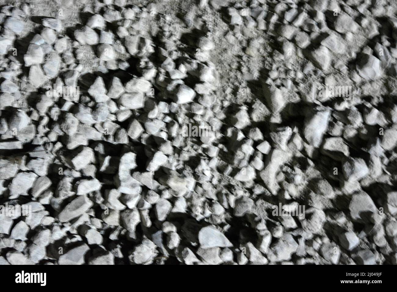 Unusual construction waste, slag residues, stones, cobblestones, bricks ...