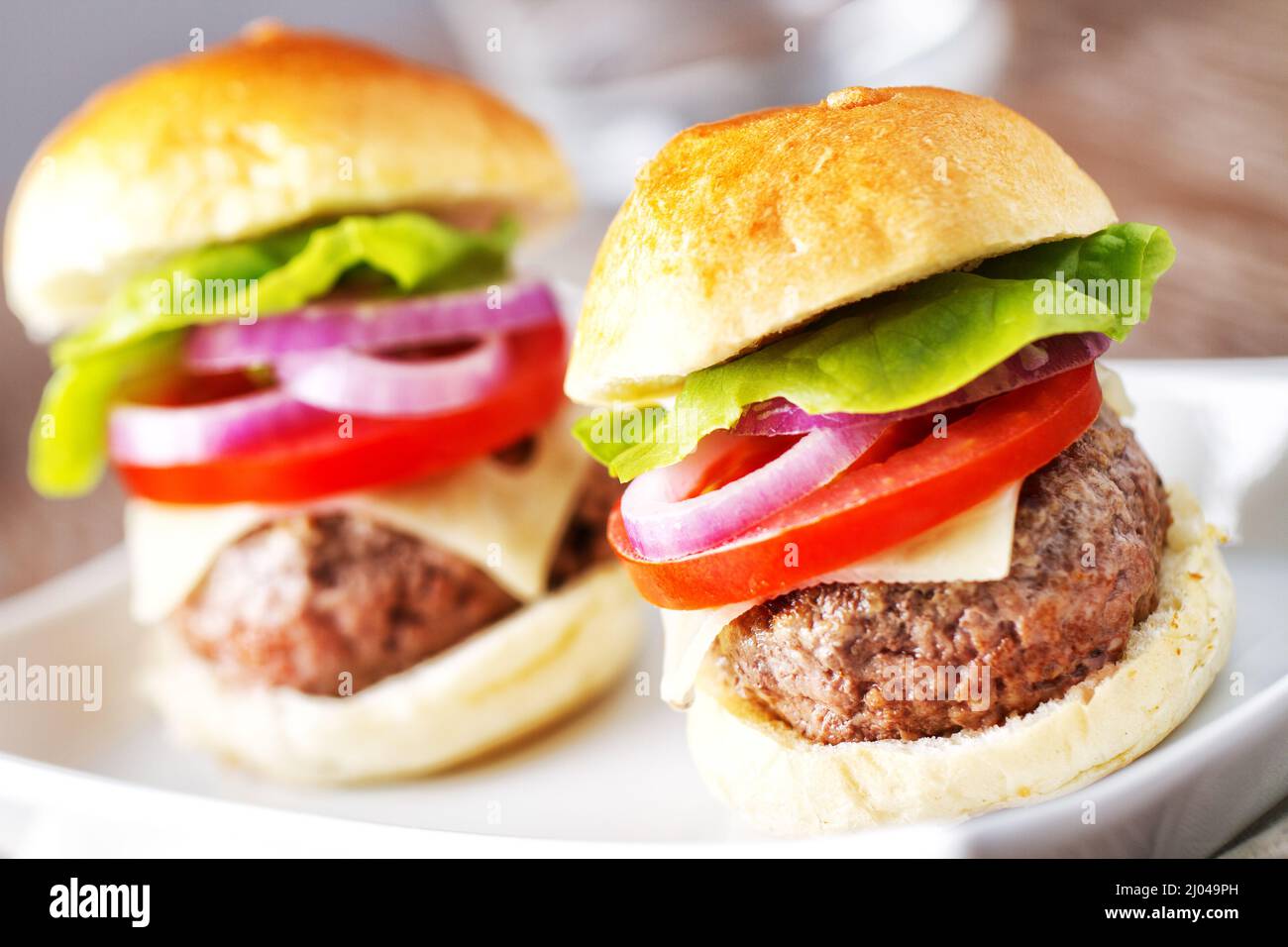 Mini hamburgers chicken burger hi-res stock photography and images - Alamy
