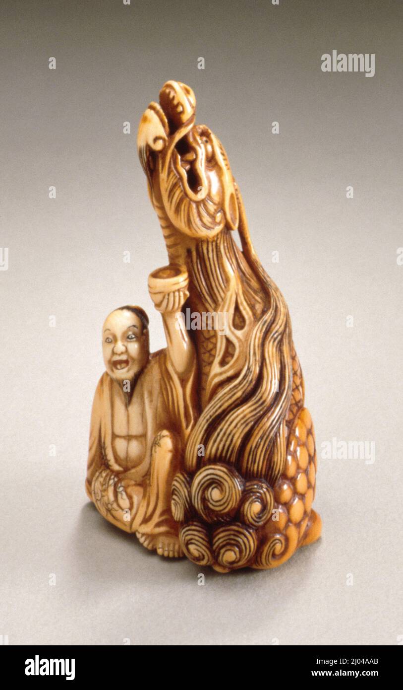 Ivory with staining sumi red pigment hi-res stock photography and ...