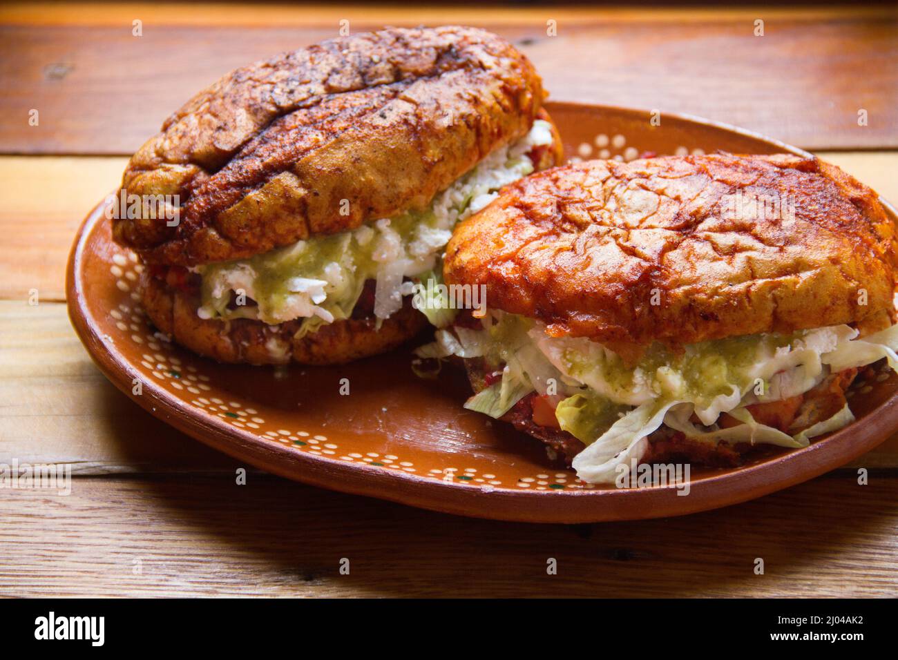 Traditional mexican pambazos Stock Photo - Alamy