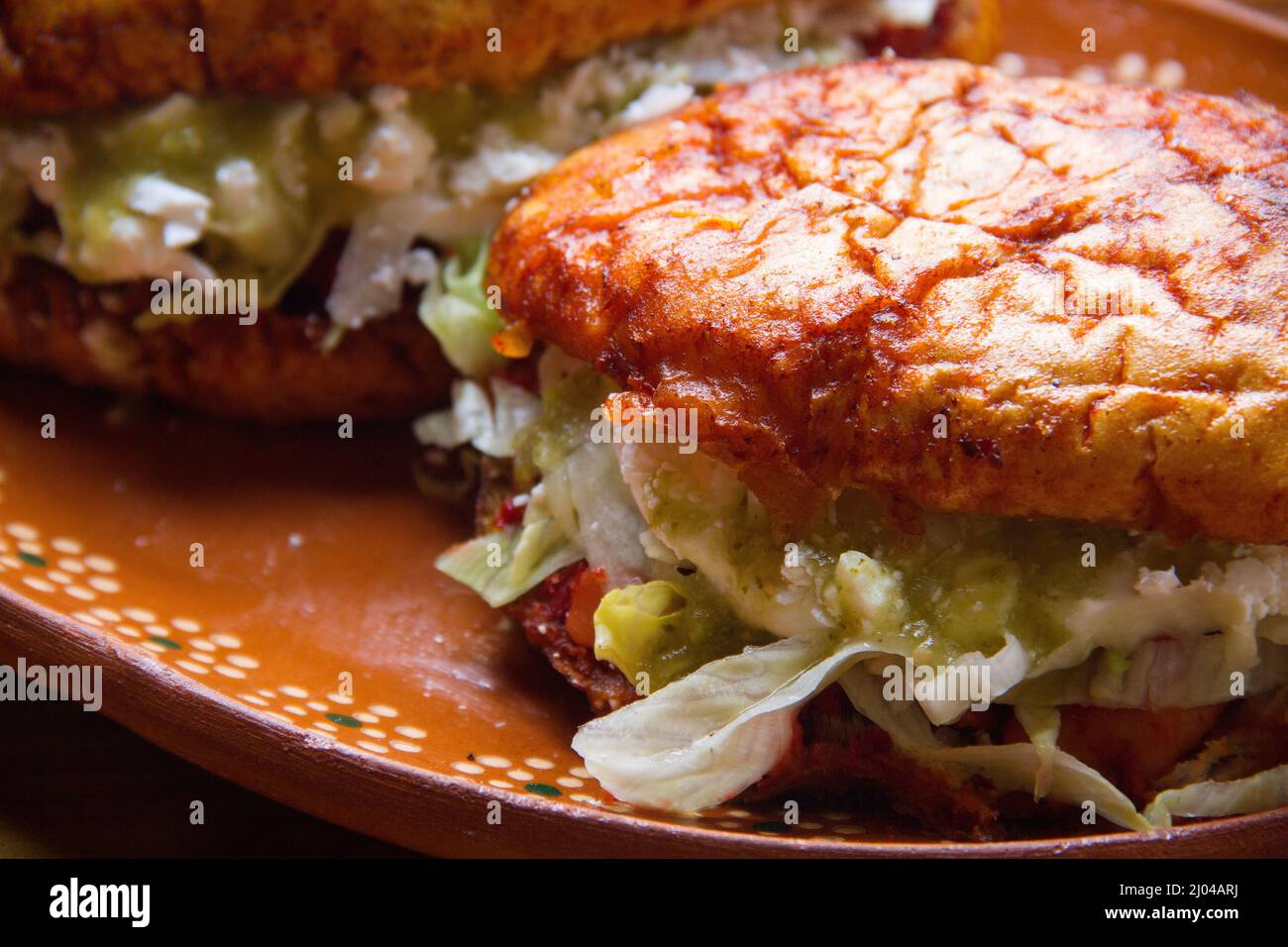 Traditional mexican pambazos Stock Photo - Alamy