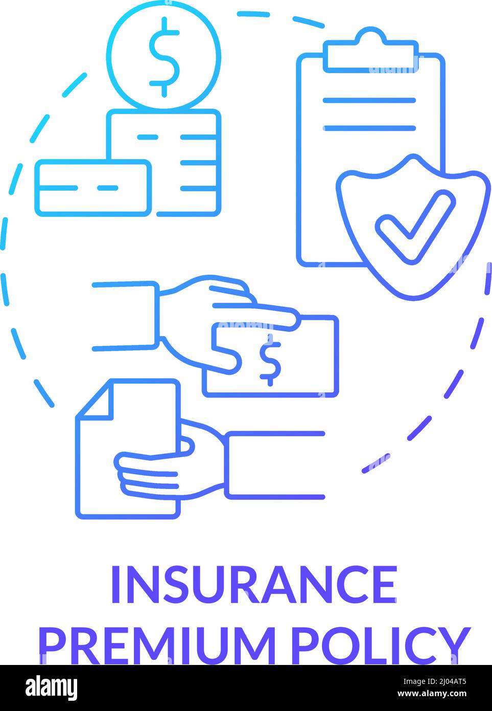 Insurance premium general Stock Vector Images - Alamy
