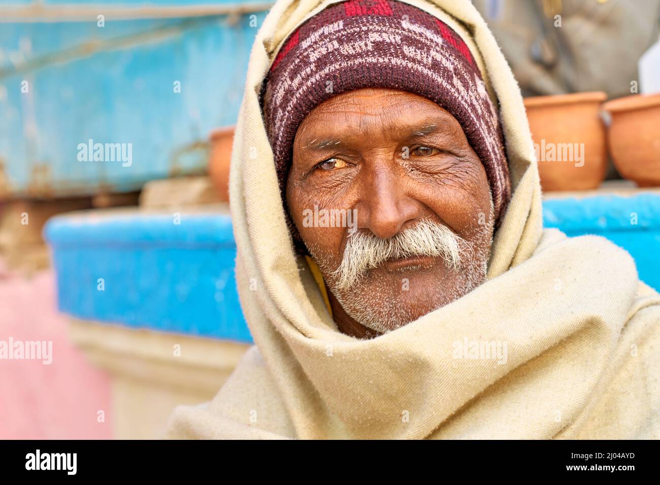 Old man child forehead hi-res stock photography and images - Alamy