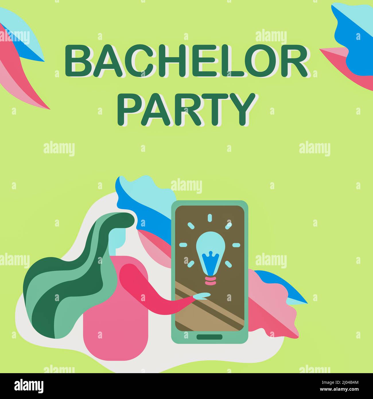 Text caption presenting Bachelor Party. Concept meaning Party given for ... Text caption presenting Bachelor Party. Concept meaning Party given for ...