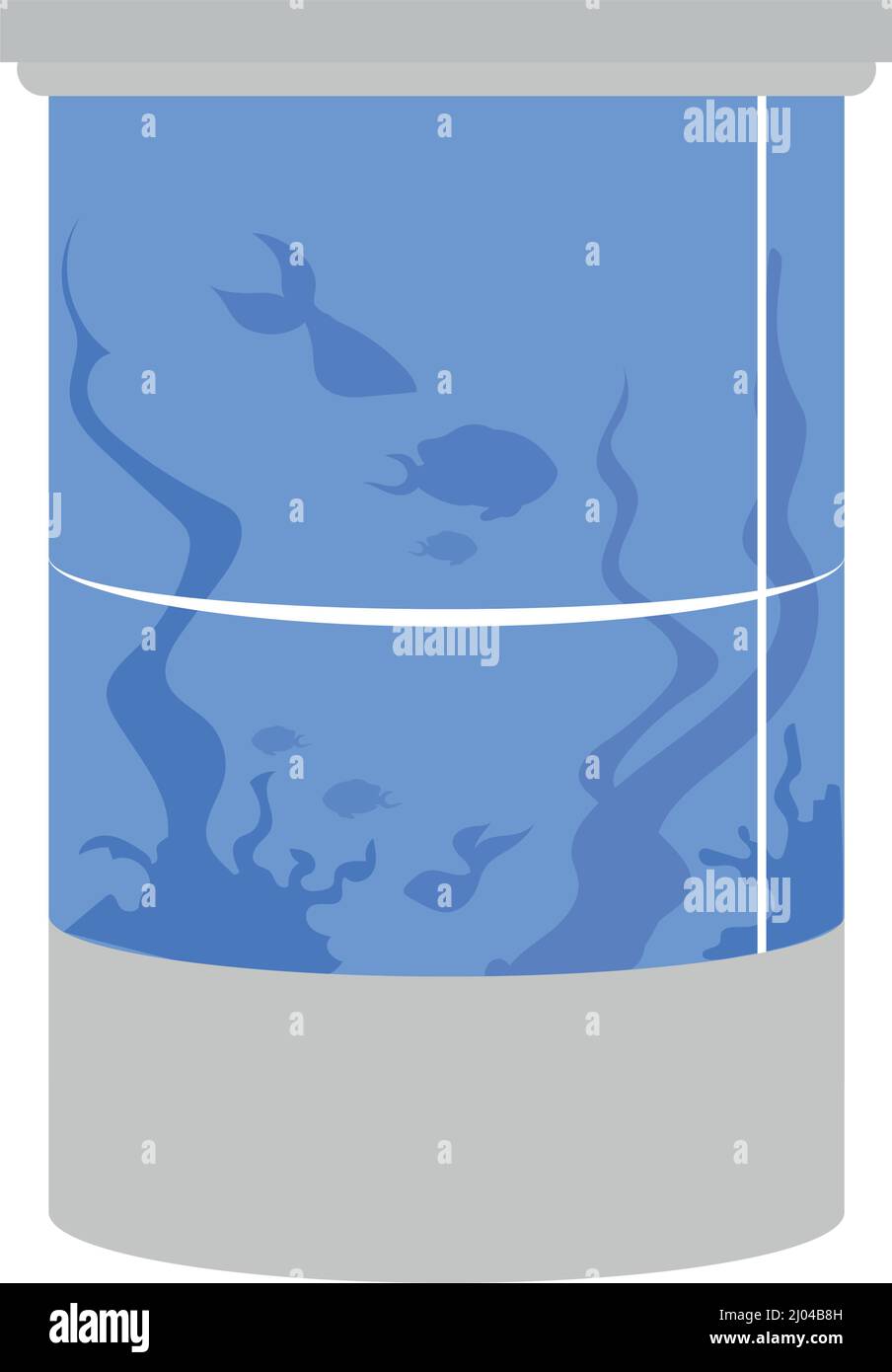 Flat sea life round Cut Out Stock Images & Pictures - Alamy