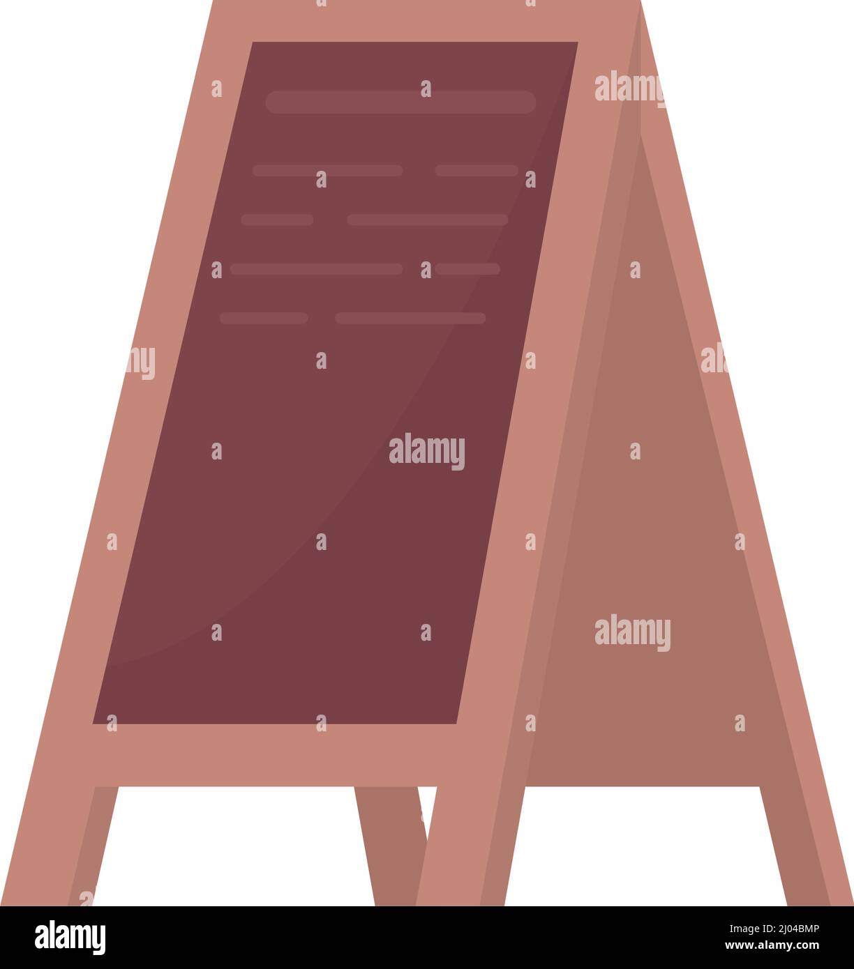 Restaurant sidewalk menu sign Stock Vector Images - Alamy