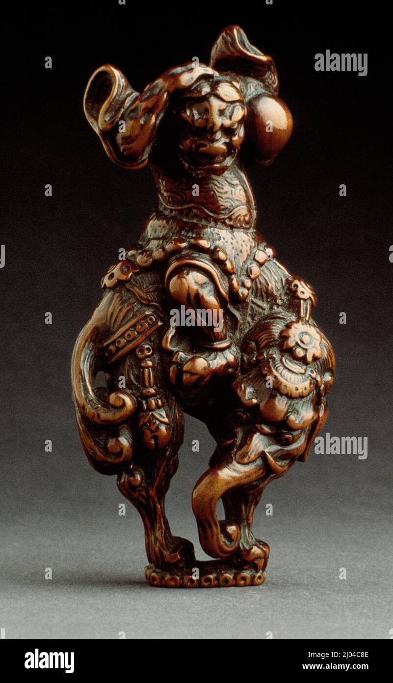 Demon on Baku, the Monster who Eats Nightmares. Japan, 18th century ...