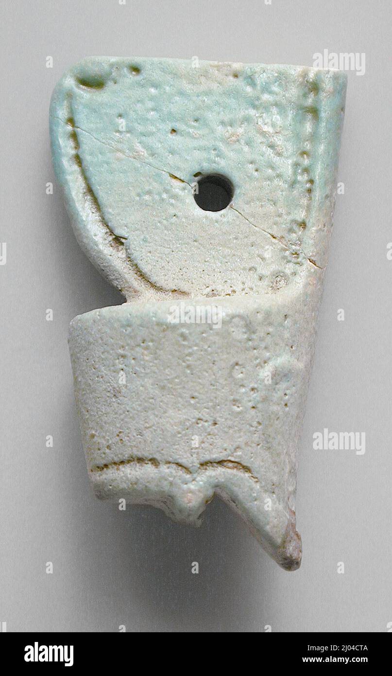 Amulet Depicting the Crown of Lower Egypt. Egypt, circa 1550 - 625 BCE ...