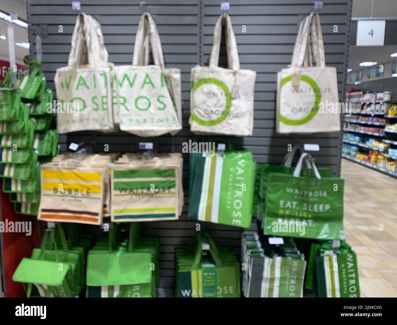 Shopping waitrose bags hi-res stock photography and images - Alamy