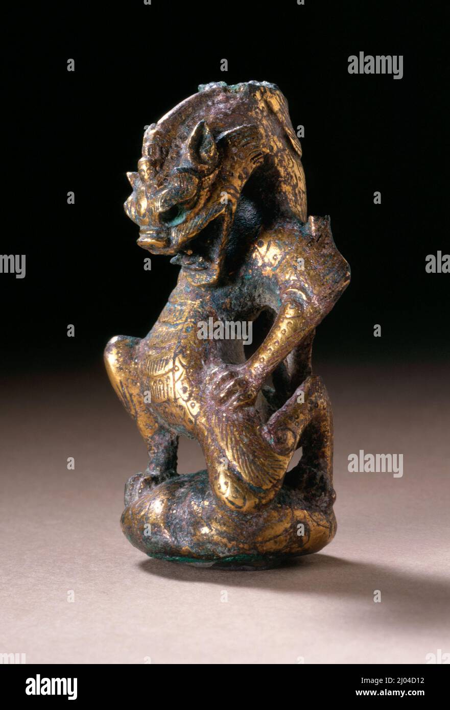 Fitting (Shi) in the Form of a Chimera (Bixie). China, Six Dynasties ...