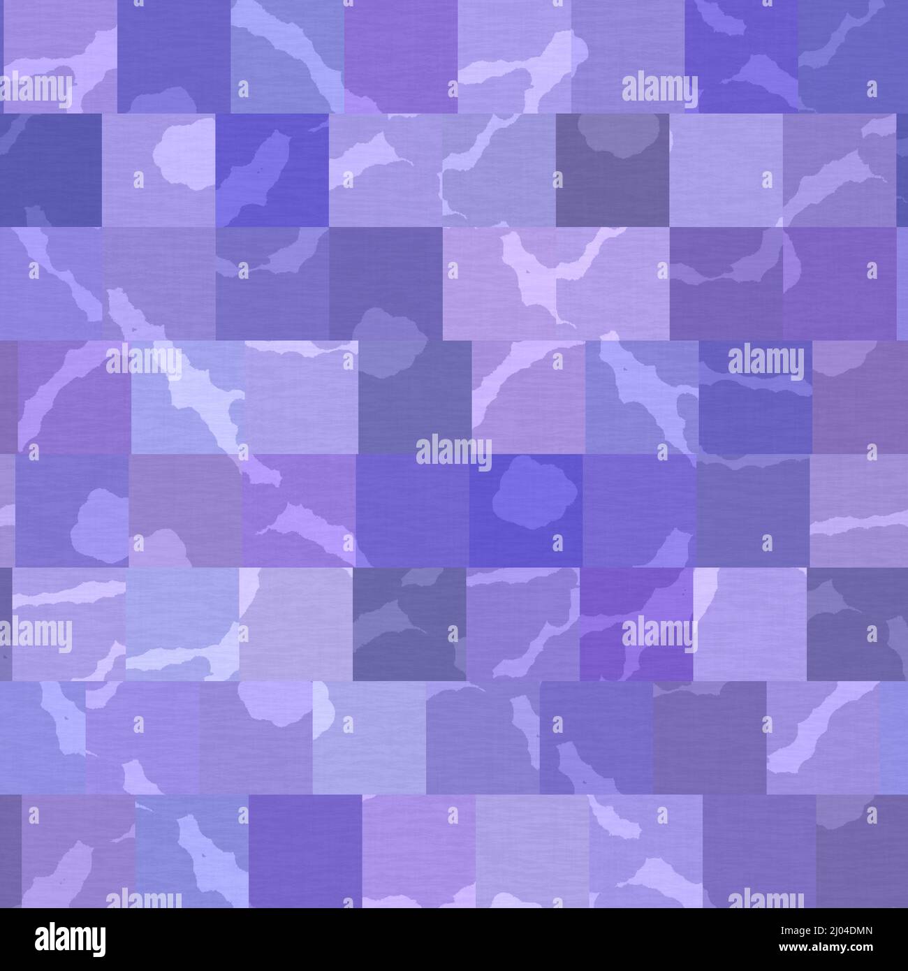Random patchwork purple mosaic pixel grid seamless pattern. Modern ...