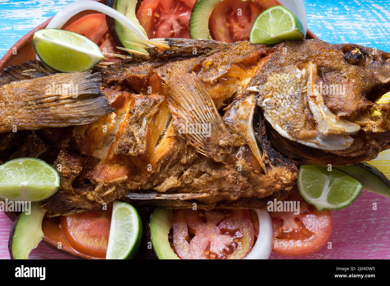 Traditional fried fish Stock Photo - Alamy