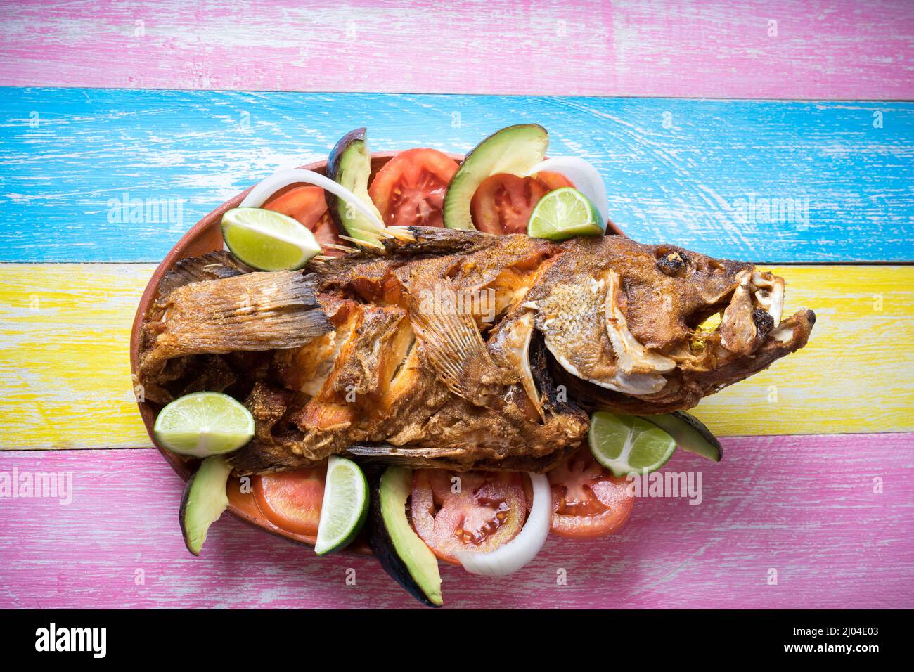 Traditional fried fish Stock Photo - Alamy