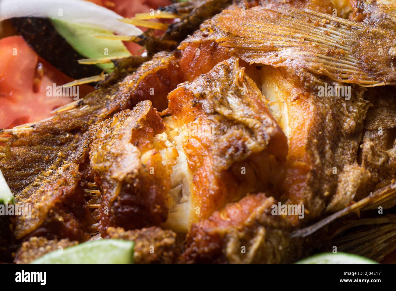 Traditional fried fish Stock Photo - Alamy