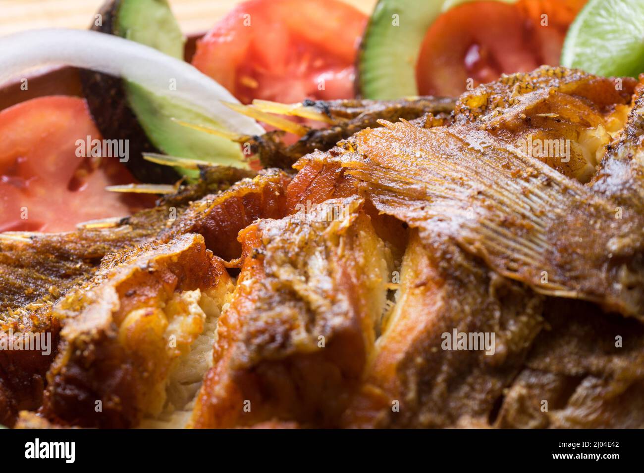 Traditional fried fish Stock Photo - Alamy