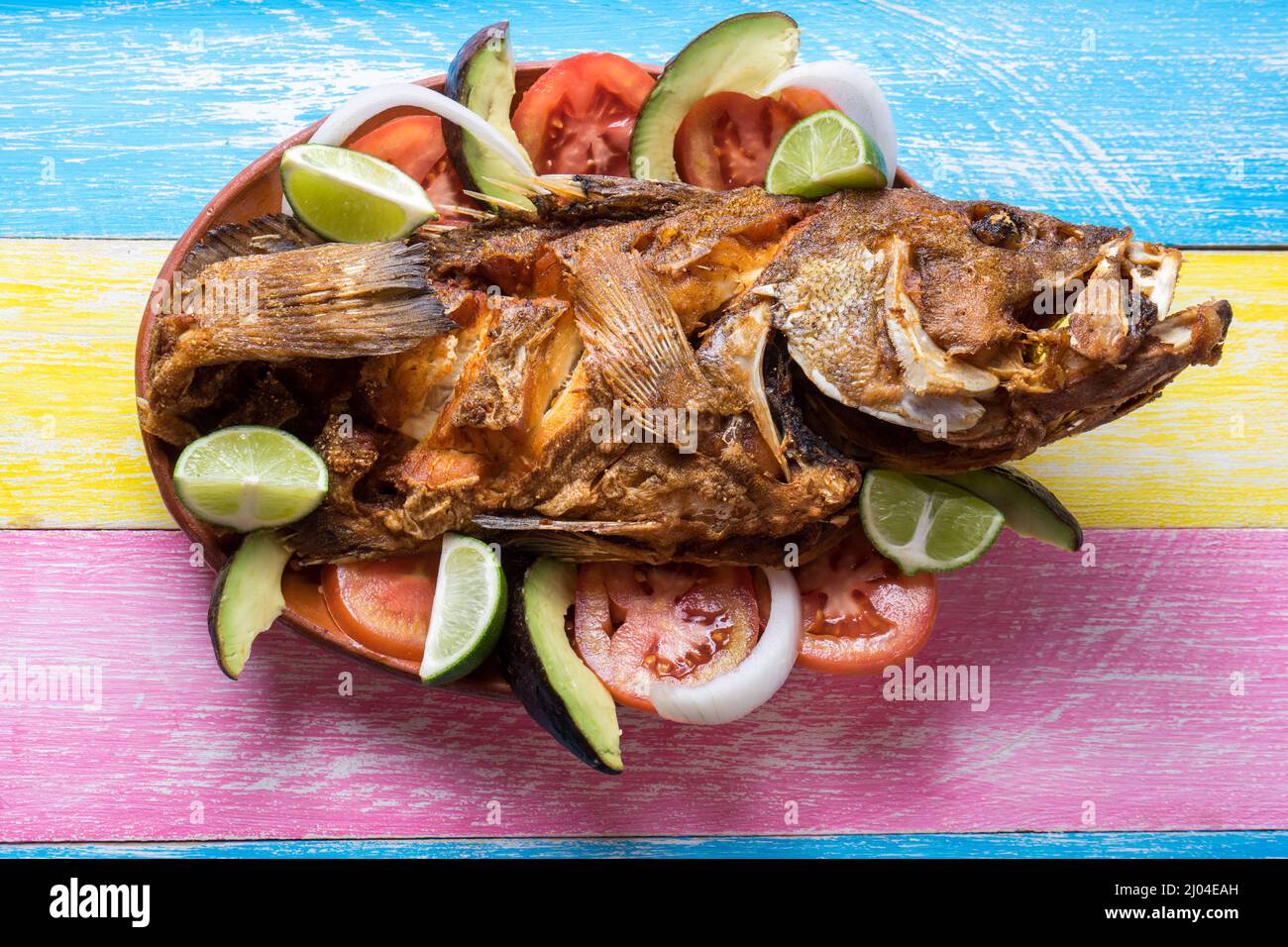 Traditional fried fish Stock Photo - Alamy