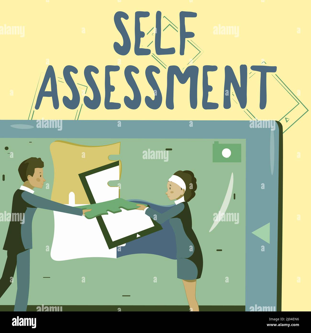 Inspiration showing sign Self Assessment. Word for evaluation of ...
