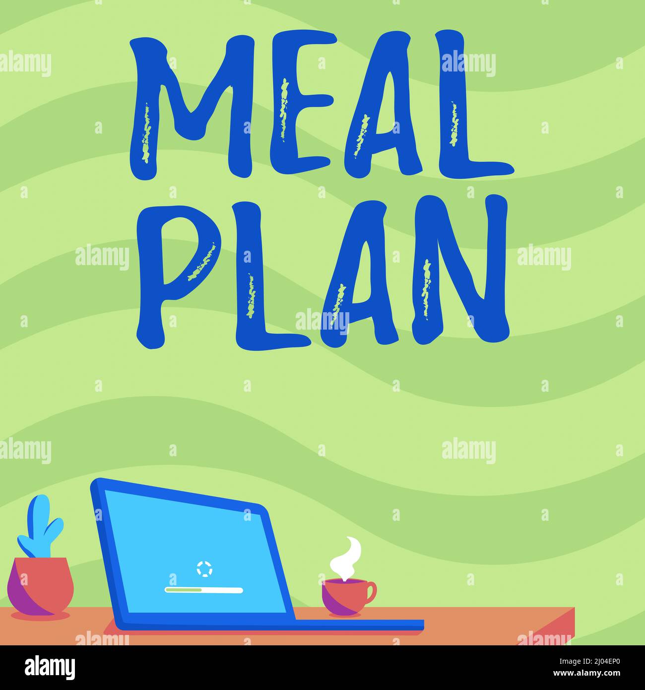 Text sign showing Meal Plan. Word for arrangement scheme of what are ...