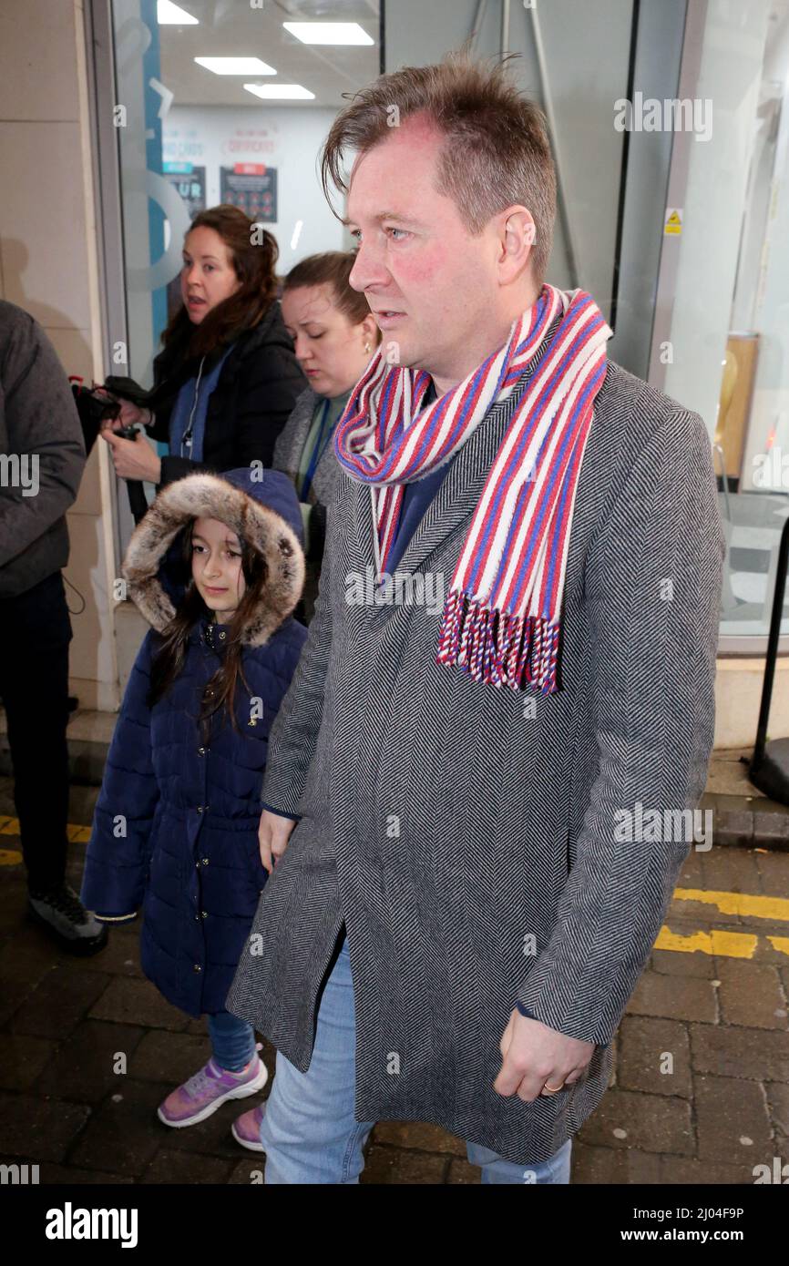 Richard Ratcliffe, with his daughter Gabriella, outside his North ...