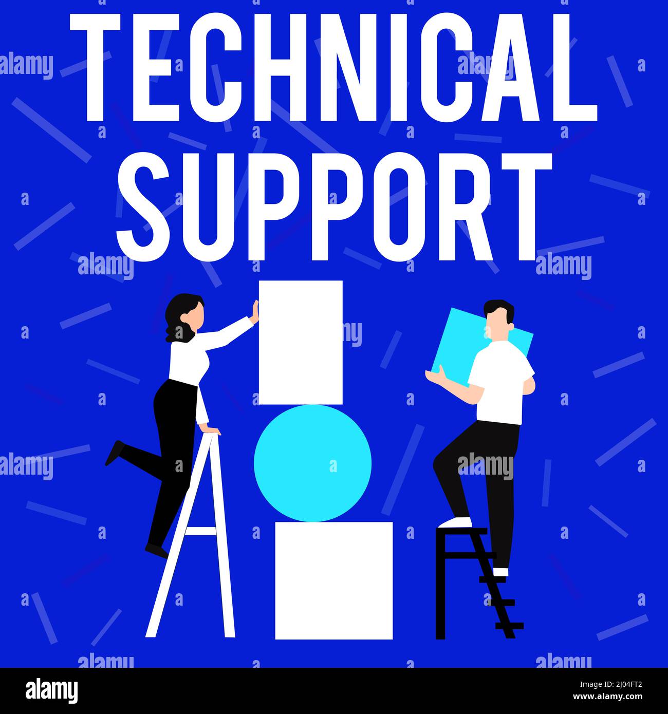 Sign displaying Technical Support. Concept meaning Repair and advice ...