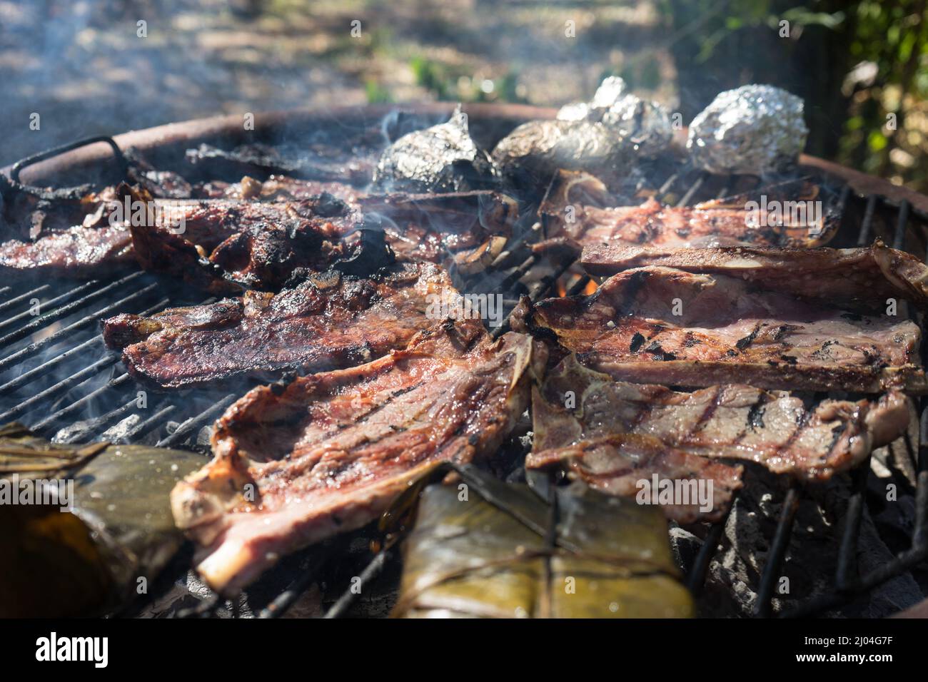 Traditional mexican barbecue Stock Photo - Alamy