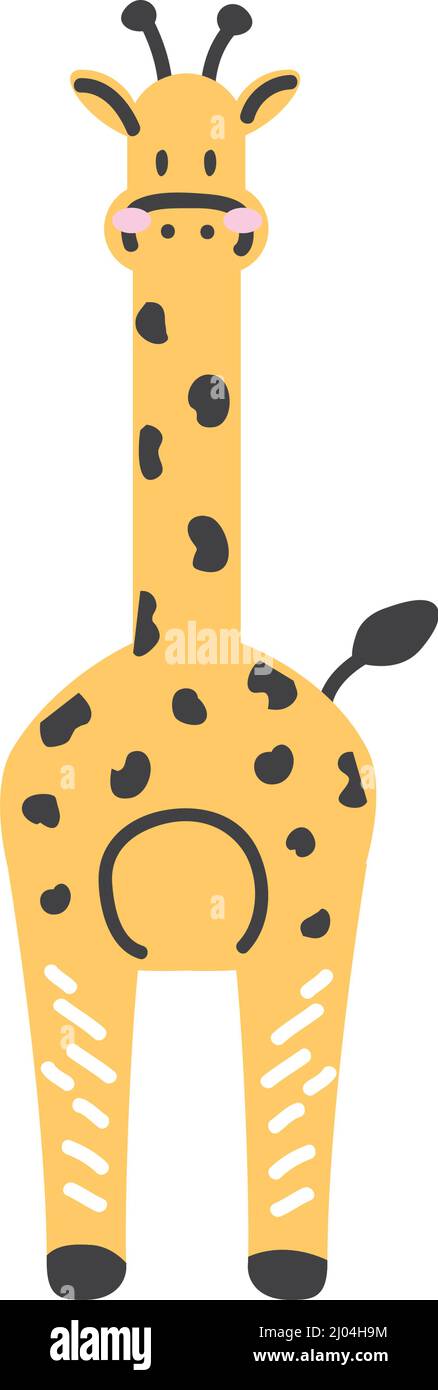 giraffe doodle style character icon Stock Vector Image & Art - Alamy