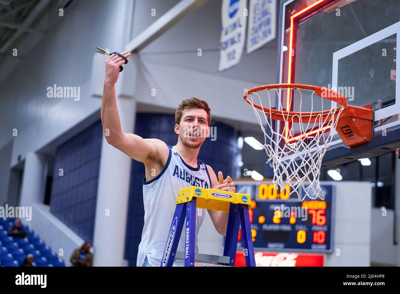 Augusta, USA. 15th Mar, 2022. The Augusta Jaguars advance to the Elite ...