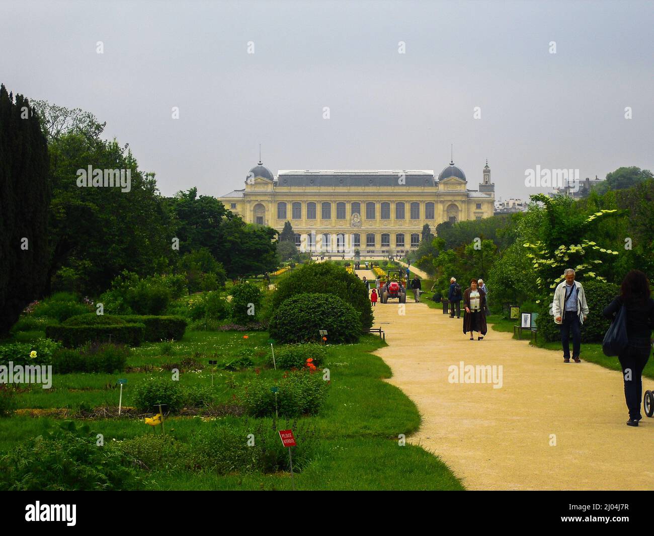 National Museum of Natural History and gardens in Paris, France Stock ...