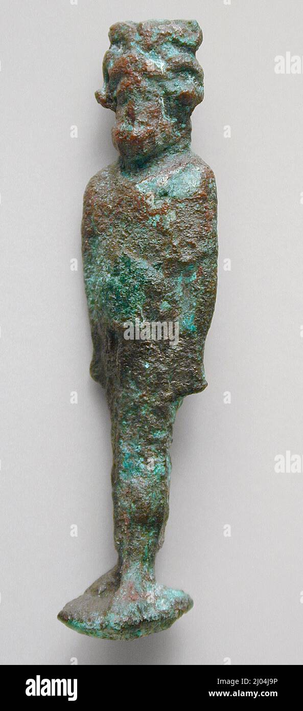 Amulet of a Standing Bearded God. Egypt, Roman Period (30 BCE - 395 CE ...